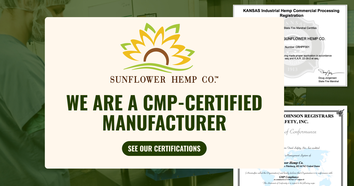 Certifications - Sunflower Hemp Co.